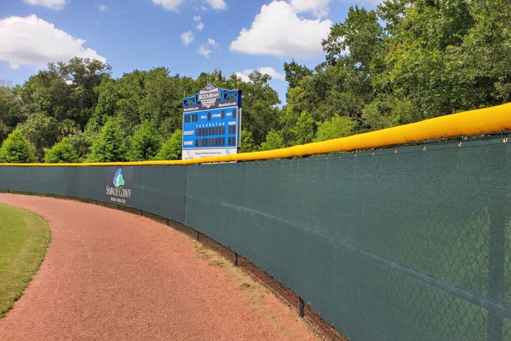 Custom Fence Covers and Athletic Windscreens | Ball Fabrics ...